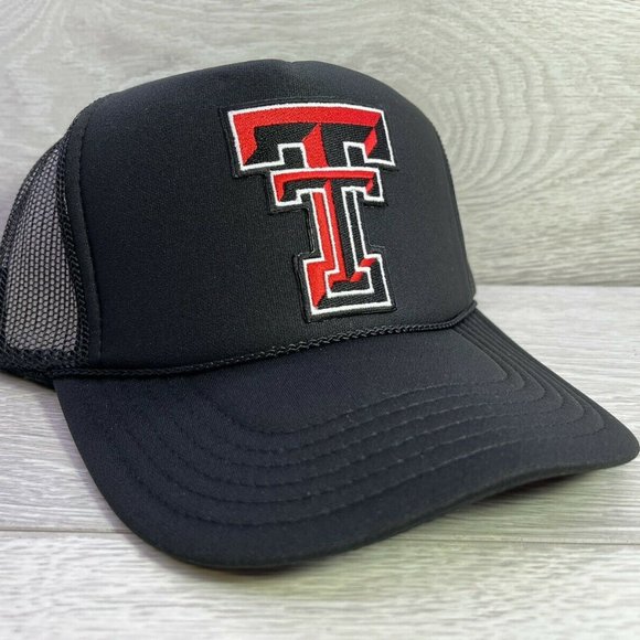 OTTO | Accessories | New Vintage Style Texas Tech Black Trucker Hat Cap ...